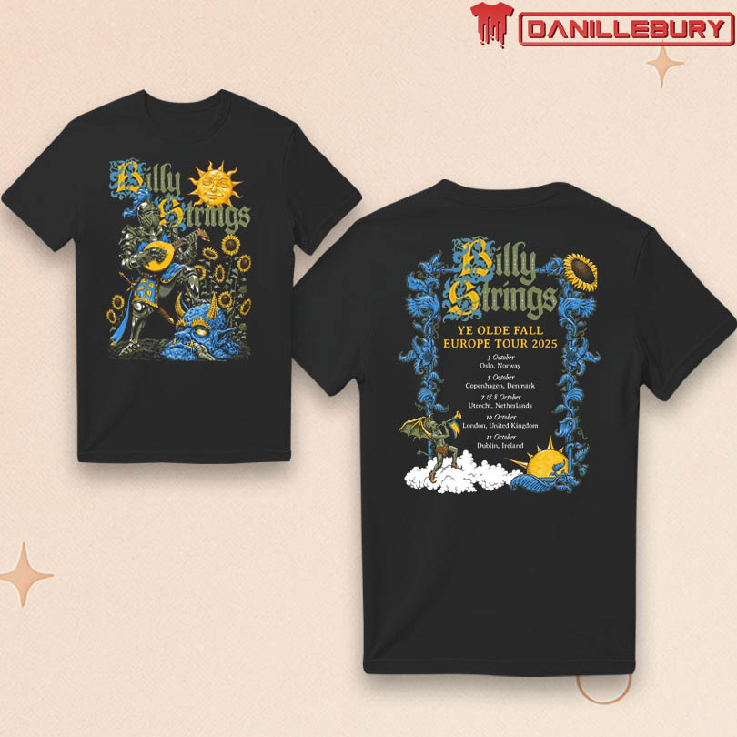 Billy Strings Fall Tour EU Oct 2025 Merch