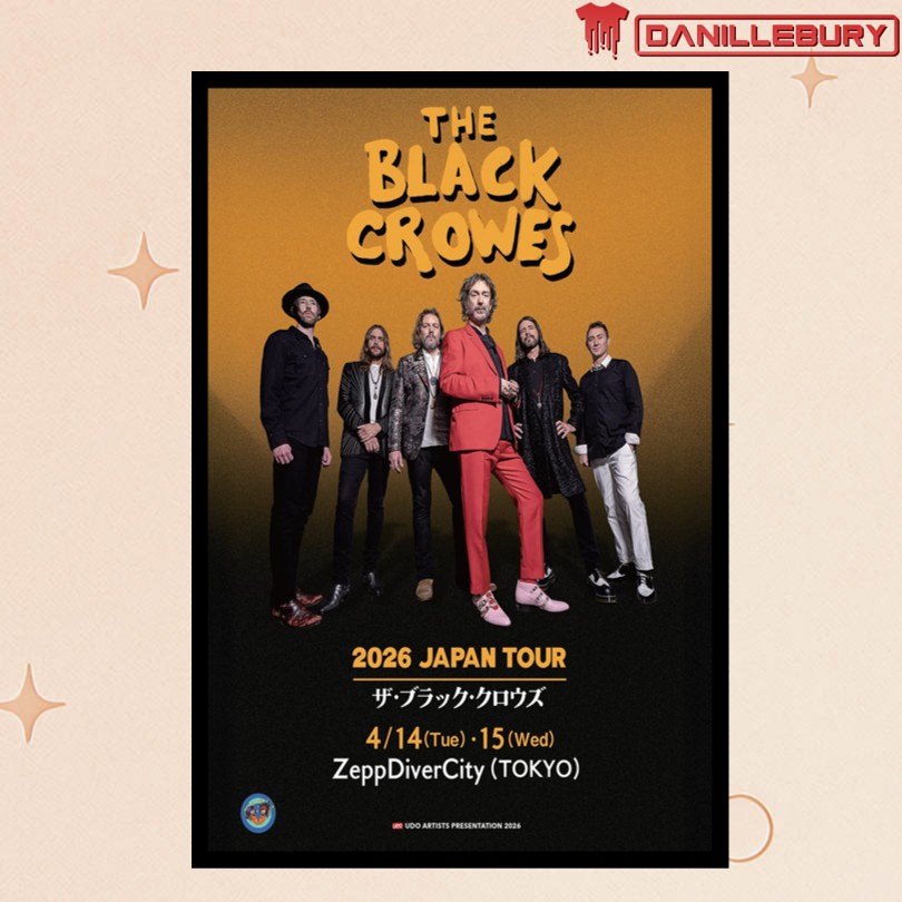 The Black Crowes Tokyo 2026 Tour Poster