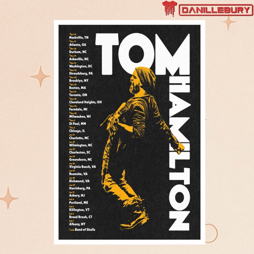 Tom Hamilton Jr On Tour Winter 2025 Poster
