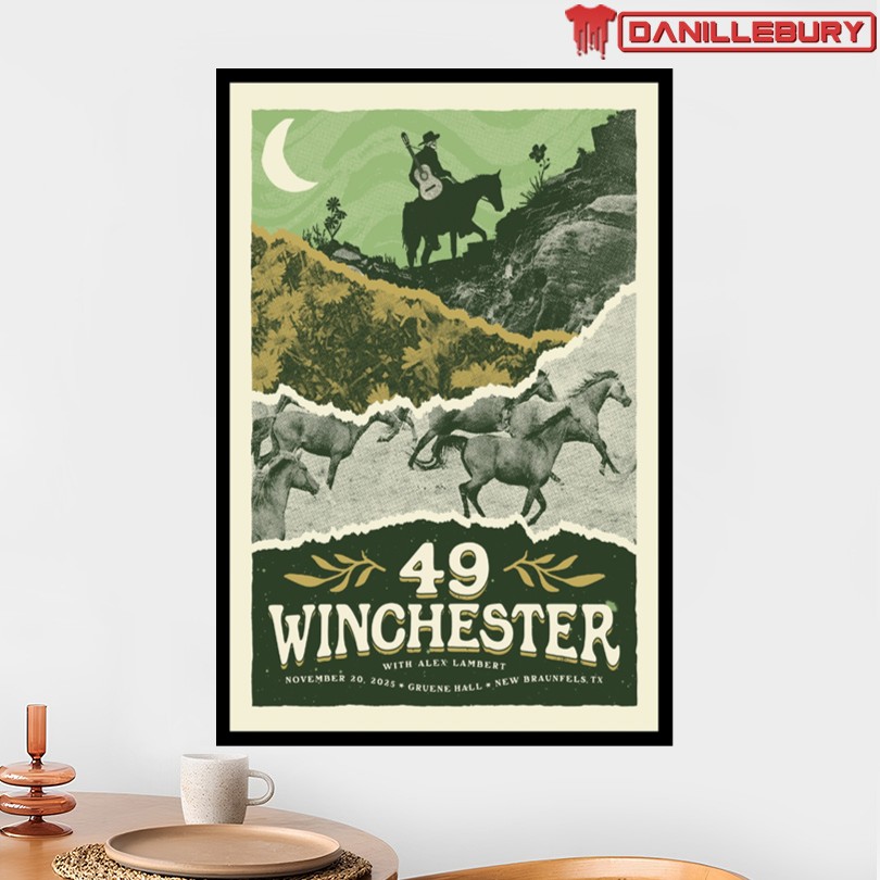49 Winchester Gruene Hall Nov 20 2025 Show Poster