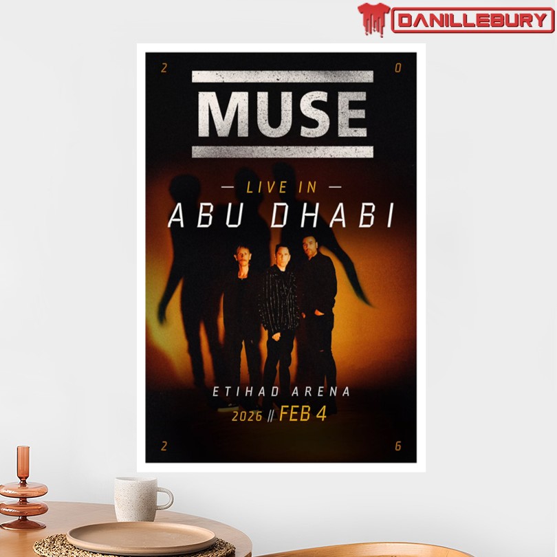 MUSE Etihad Arena Feb 4 2026 Event Poster