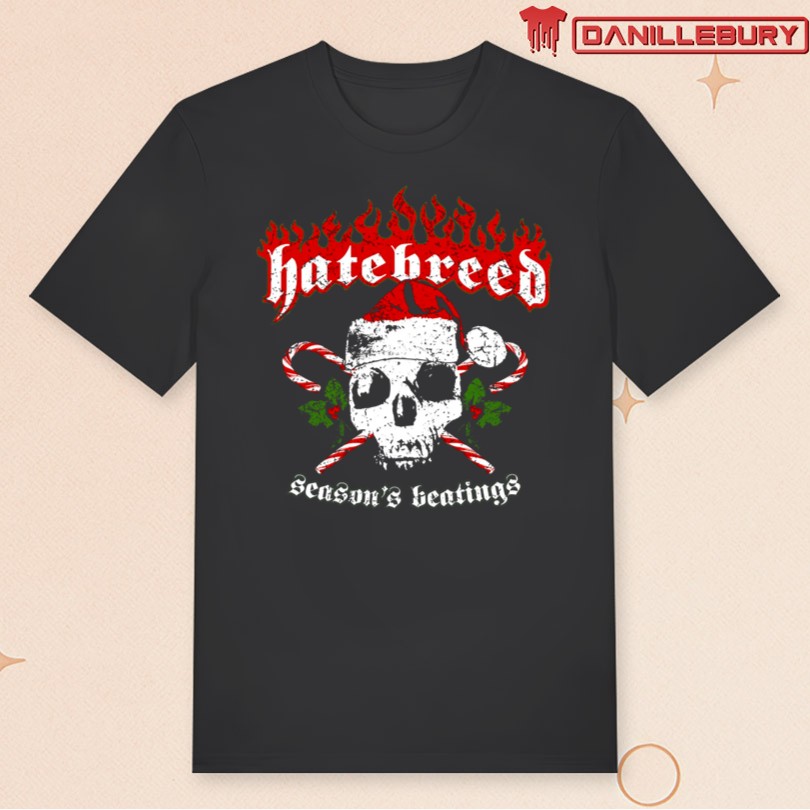 OFFICIAL HATEBREED SEASONS BEATINGS HOLIDAY 2025 MERCH