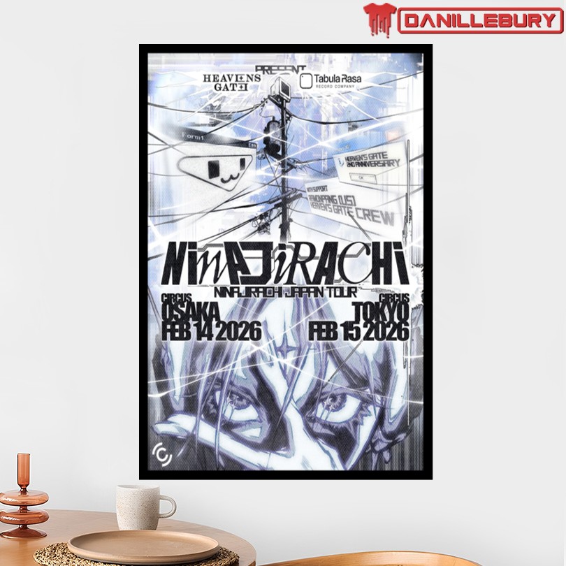 Ninajirachi Japan Shows 2026 Poster