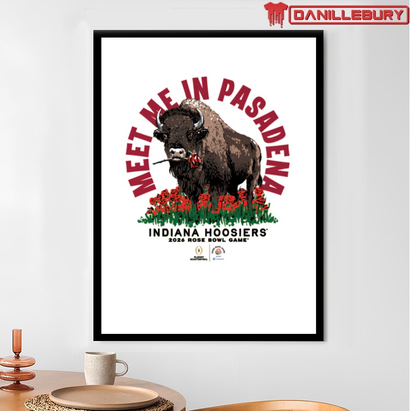 Official IU Meet Me in Pasadena 2026 Rose Bowl T-Shirt