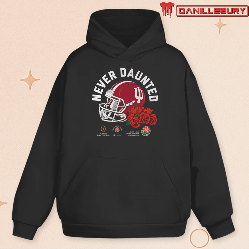 Official IU Never Daunted 2026 Rose Bowl T-Shirt