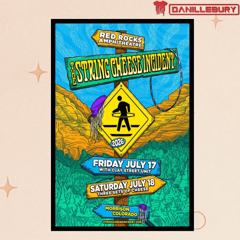 The String Cheese Incident Red Rocks Morrison CO Jul 17 & 18 2026 Poster