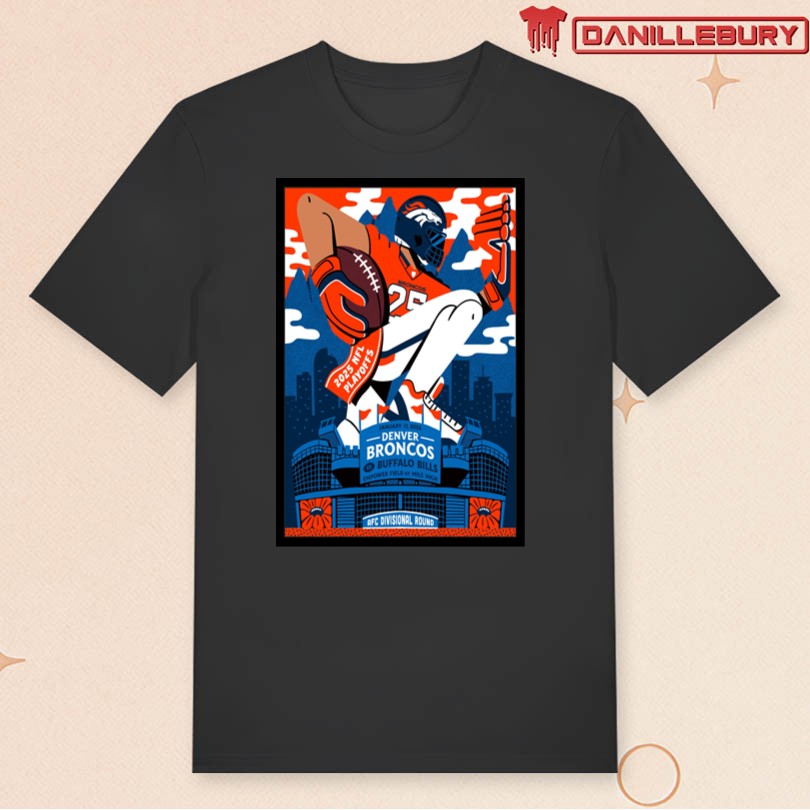 2025 NFL Playoffs Jan 17 2026 Denver Broncos Poster