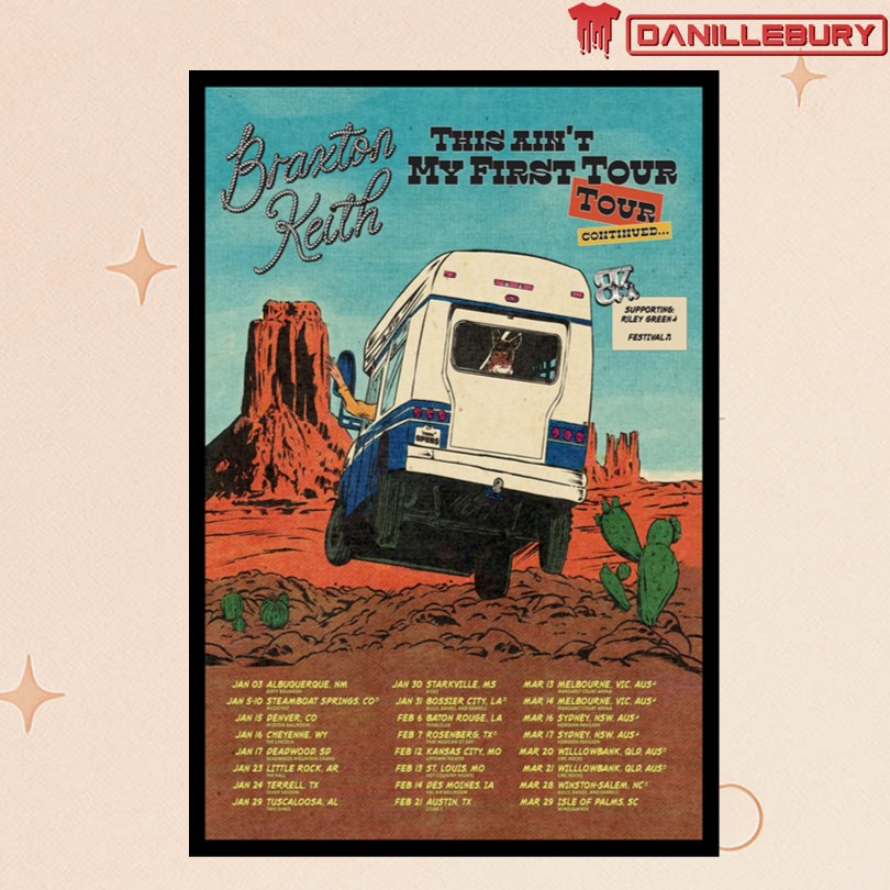 Braxton Keith Live 2026 Tour Poster