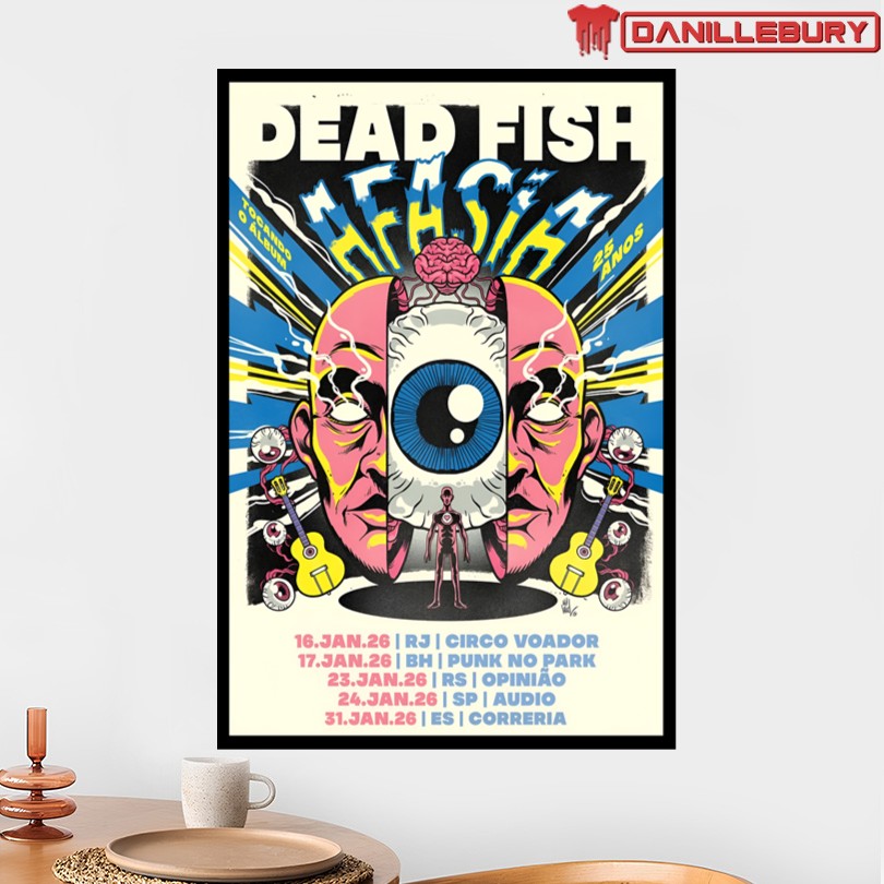 Dead Fish Winter Tour 2026 Poster